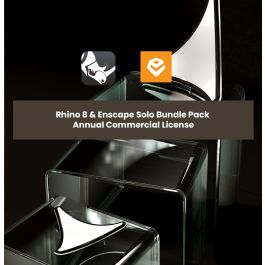 Rhino 8 & Enscape Solo Bundle Pack - Annual Commercial License
